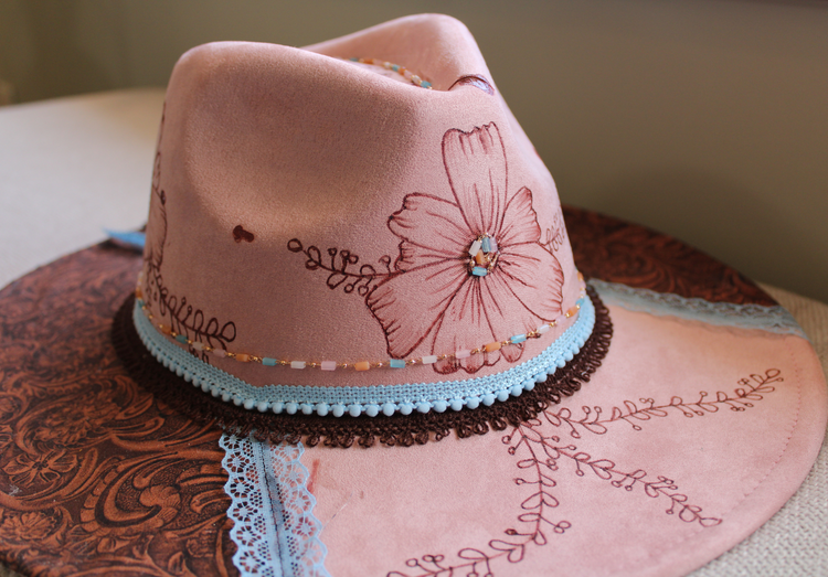 Custom Hats – Wildflowers and Barley